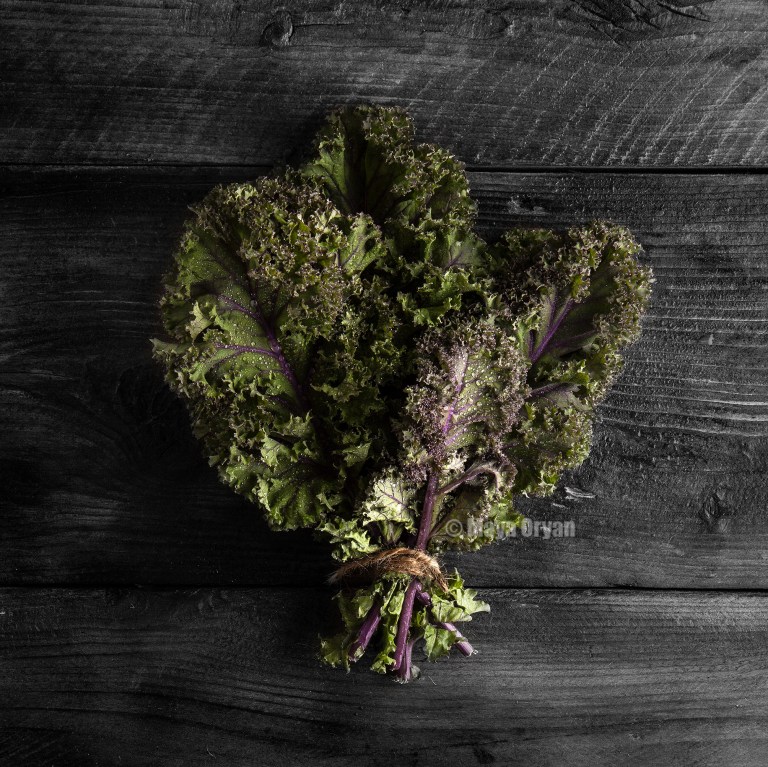 Three different kind of Kale: Curly, Tuscan, and Russian Red Kale ...